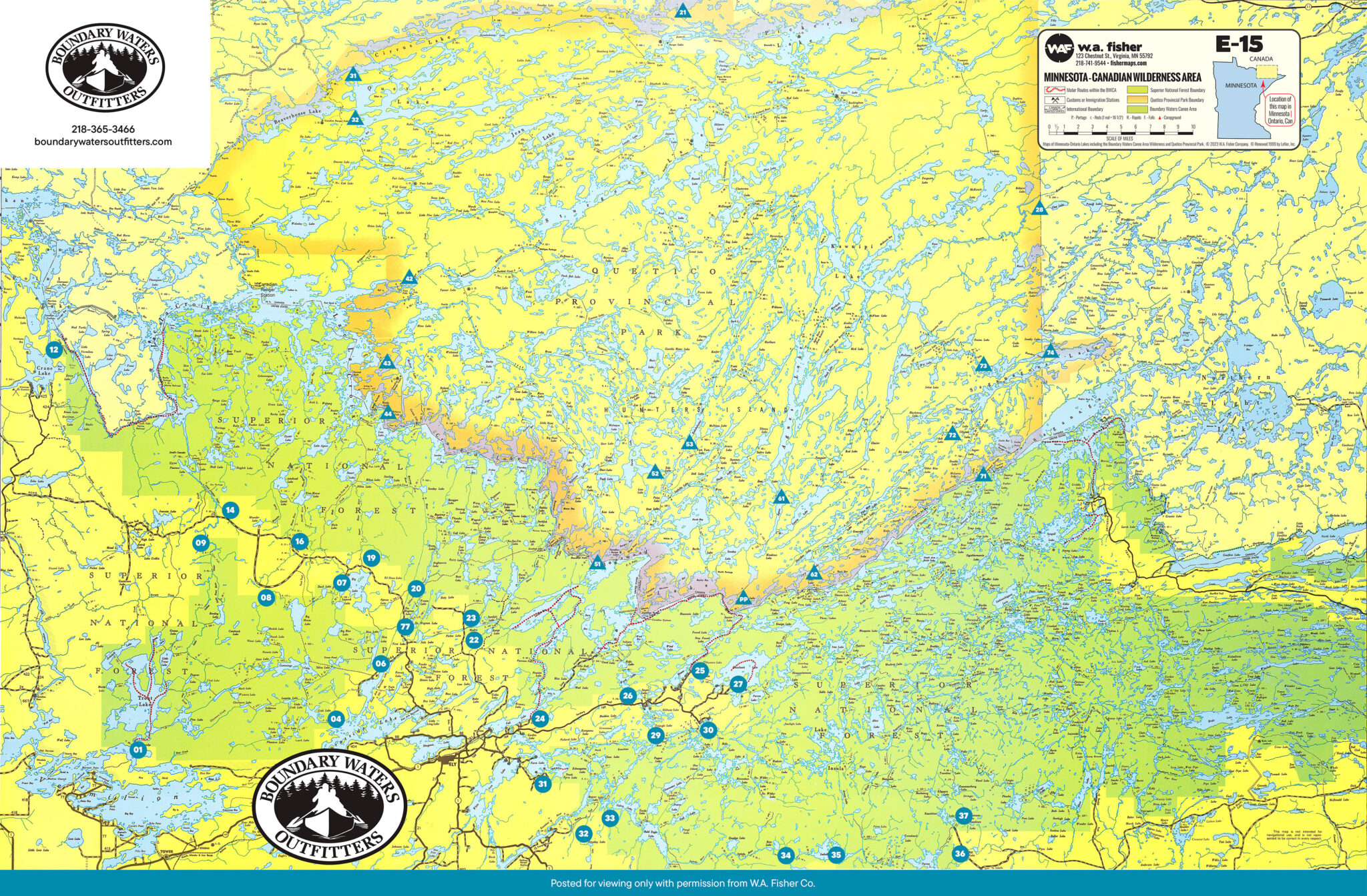 Boundary Waters Canoe Routes - Boundary Waters Canoe Trip Outfitting in ...